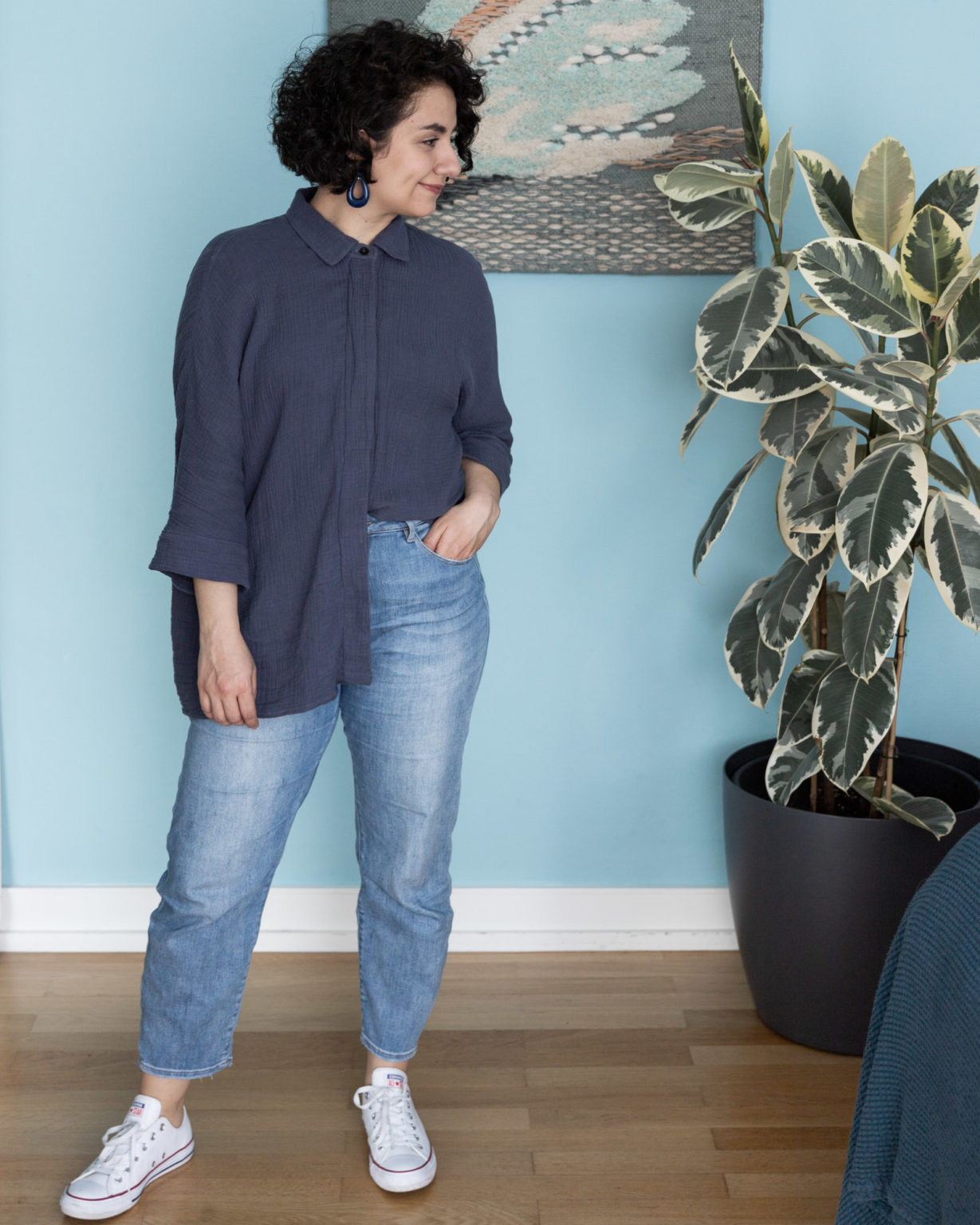 Bluse aus Musselin nähen - Tipps damit es klappt - Tweed & Greet